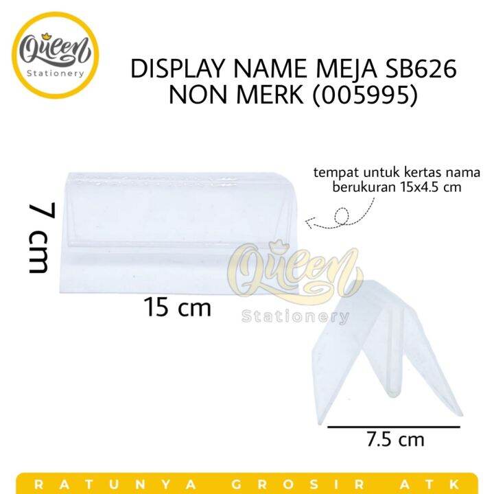 1 PCS DISPLAY NAME MEJA SB626 NON MERK / TEMPAT NAMA / PAPAN NAMA ...