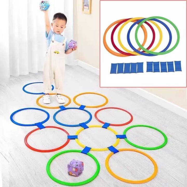 Hopscotch Ring 10pcs - Mainan Lingkaran Loncat Engklek Olahraga Anak ...
