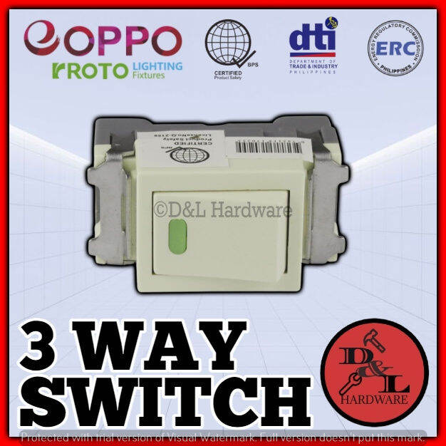 WPO-6008B 1PCS 3 Way Illuminated Switch 15A 250V Universal Quick ...