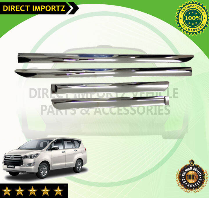 Toyota Innova 2016 to 2023 Side Body Moulding Chrome 2017 2018 2019 ...