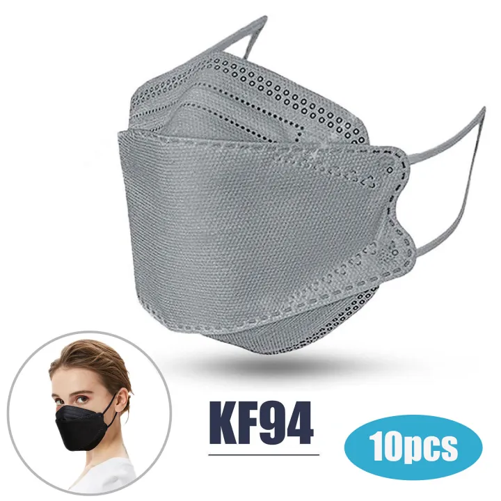 KF94 5pcs Face Mask 3 Layer Non-woven Protection Filter Anti Viral Mask ...