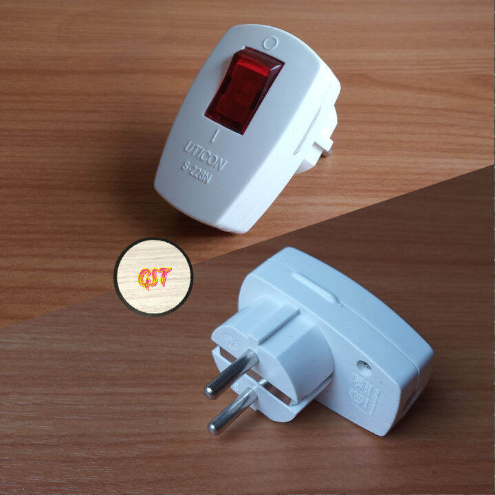 steker saklar uticon S228N colokan listrik sakelar S-228N | Lazada ...