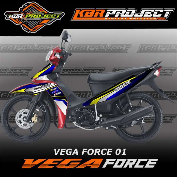 [COD]Stiker VEGA striping VEGA FORCE motor YAMAHA motor sticker variasi ...
