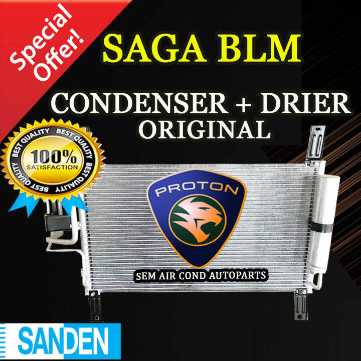 PROTON SAGA BLM ORIGINAL SANDEN SD CONDENSER/ KONDENSER WITH RECEIVER ...