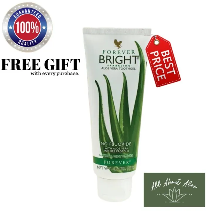 Forever Bright Tooth Gel Forever Living No Flouride Anti Bacterial ...