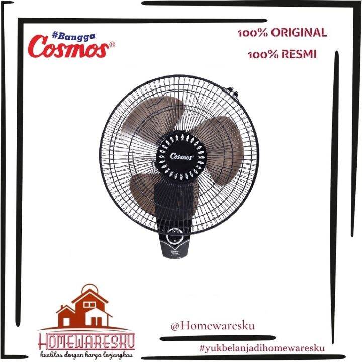 Cosmos Wall Fan - 12-DWF - 12DWF - 12 inch - Hitam | Lazada Indonesia