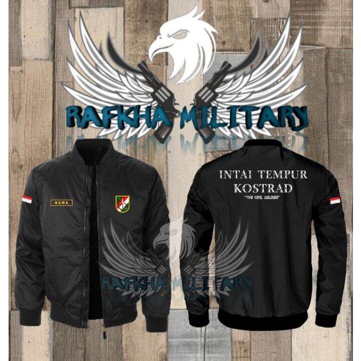 Jaket Intai Tempur Kostrad/Jaket Bomber Intai Tempur Kostrad | Lazada ...