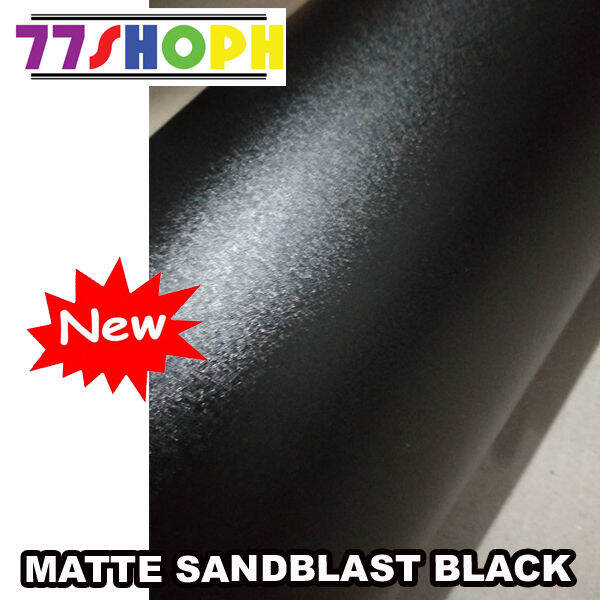 Matte Sandblast Black Vinyl Sticker | Lazada PH