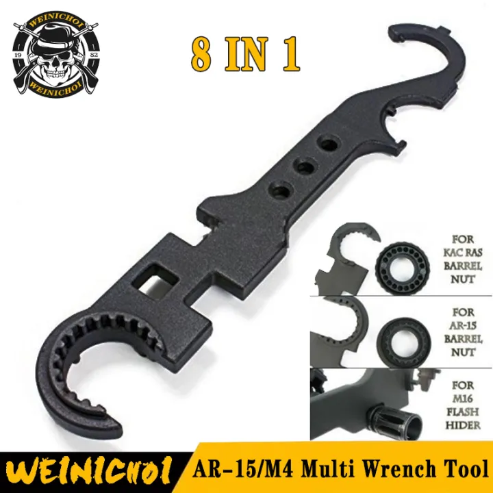 WNC 8 In 1 Outdoor Multi-function Combination Wrench High Hardness AR15 ...