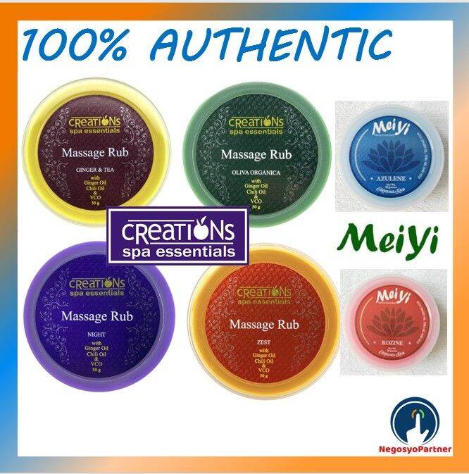Creations Spa Essential Pain Relief & Meiyi Herbs Essentials Massage ...