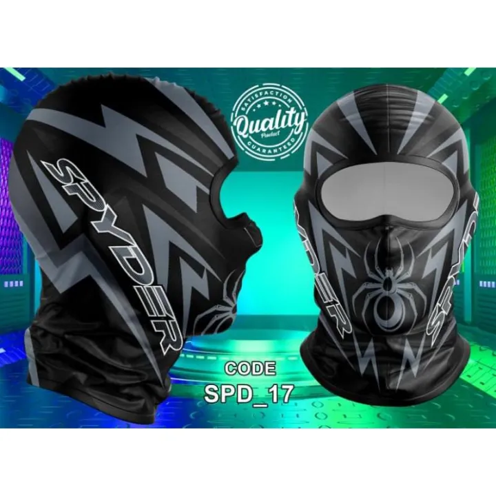 spyder helmet full face dual visor HIGH QUALITY SPYDER FULL BANDANNAS ...