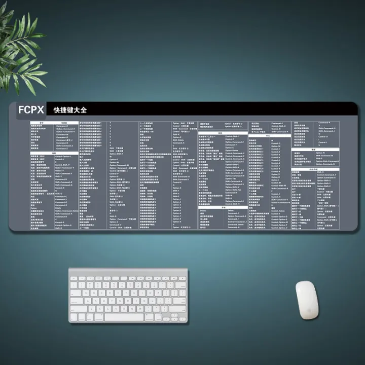 FcpxShortcut Key Mouse Pad Large Final Cut Pro X Mouse Pad Shortcuts ...