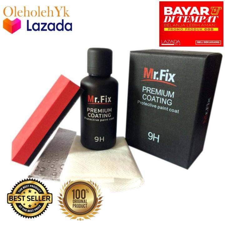 Nano Ceramic Coating 9H Mr Fix 9H - 30 ml Original 100% - Kemasan Baru - Bayar Di Tempat ...