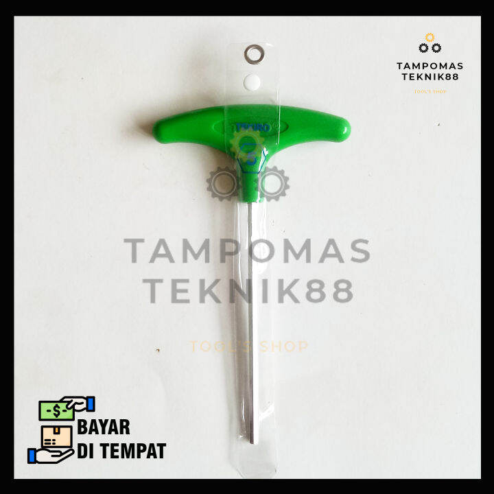 Kunci L Tekiro Model T 5 mm Tekiro Kunci L 5mm T Shape Hex | Lazada ...
