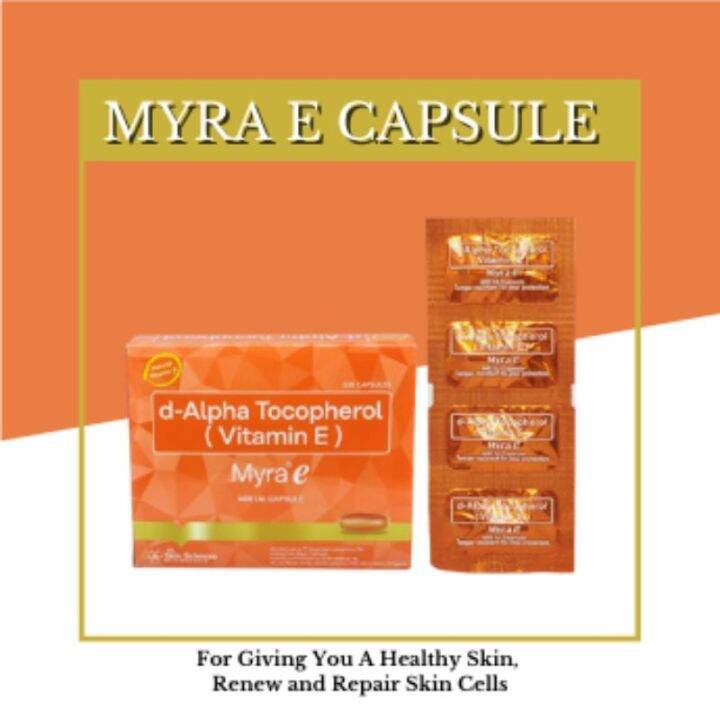 Myra 400 IU Capsule (Sold per 12's) Vitamin E | Lazada PH