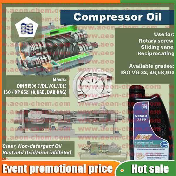 Compressor Oil (Rotary Screw / Reciprocating) - German Technology-ISO ...