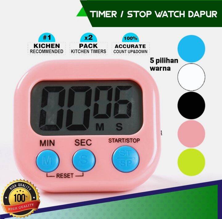 DIGITAL TIMER STOPWATCH KITCHEN TIMER ALAT MASAK DAPUR | Lazada Indonesia