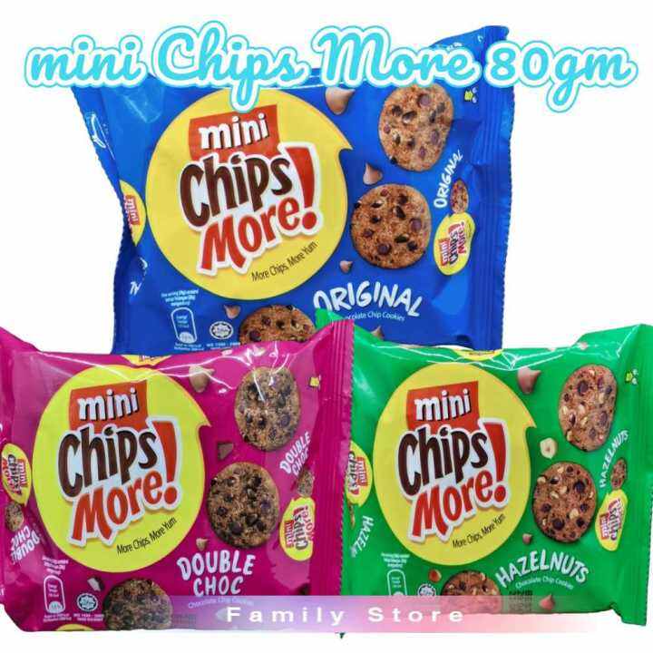 MINI CHIPS MORE (80G) original /double chocolate / hazelnut | Lazada