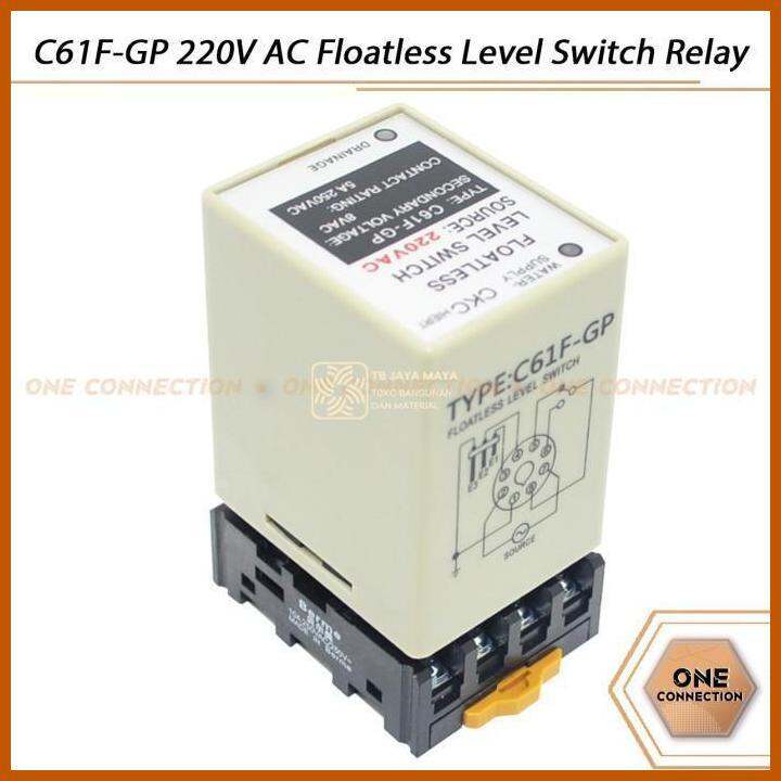 C61F-GP 220V AC FLOATLESS LEVEL SWITCH RELAY WATER LEVEL CONTROLLER ...