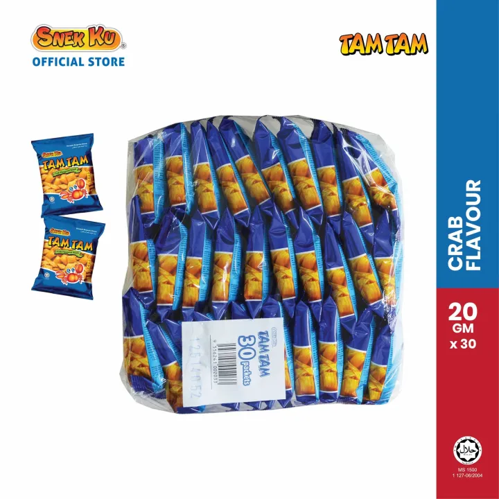 Ready Stock: SNEK KU TAM TAM 20gx30packs Malaysian Childhood Snack ...