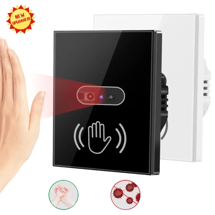Smart Switch Infrare IR Sensor Wall Light Switches No Need Touch EU UK ...
