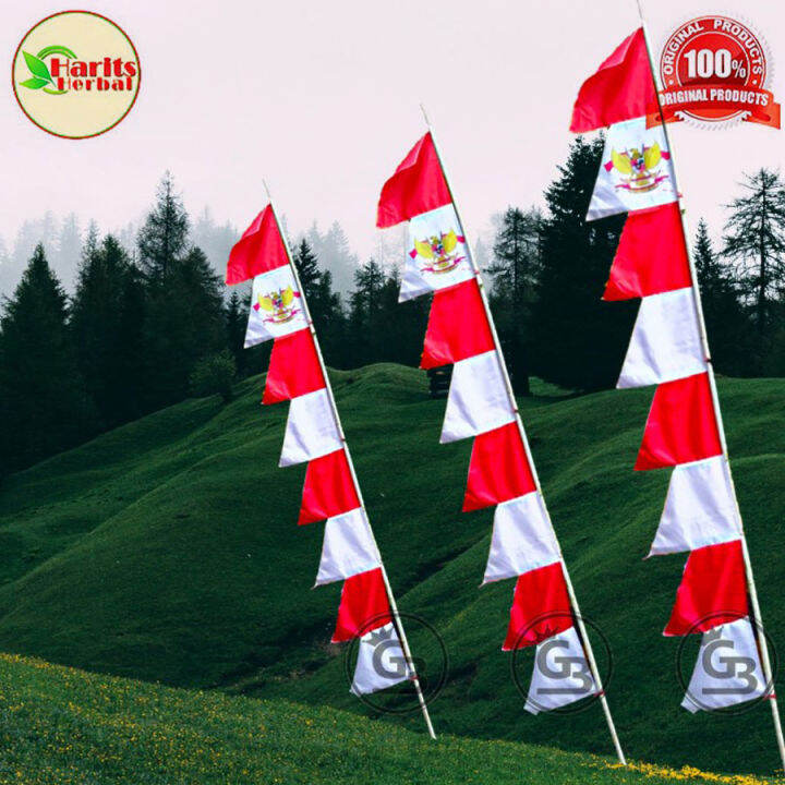 Bendera Umbul Umbul Merah Putih 8 Mata | Lazada Indonesia