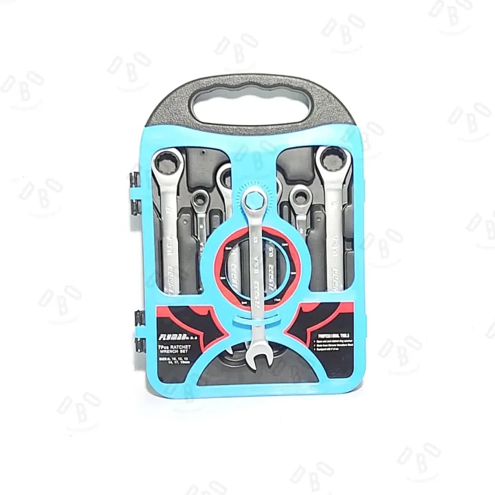 Flyman Combination Wrench Set 7 Pcs. (Ratchet End) | Lazada PH