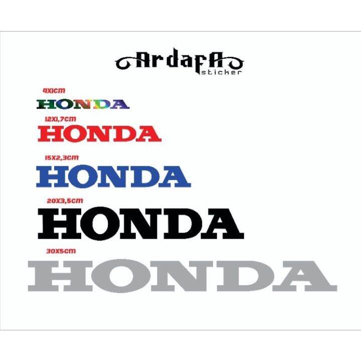 Sticker Cutting Motor Tulisan Honda Berbagai Varian | Lazada Indonesia