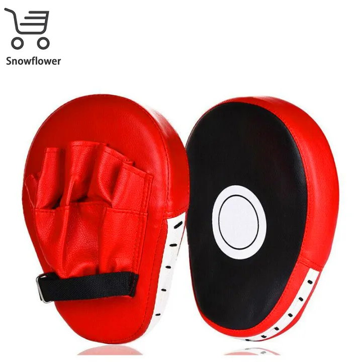 Boxing Training Gloves Arc Handle Sanda Taekwondo Sanda Microfiber Hand ...