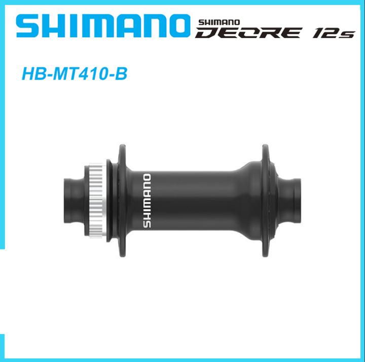 SHIMANO DEORE Front Hub HB-MT410-B for CENTER LOCK - Disc Brake 110x15 mm E-THRU Axle Original ...