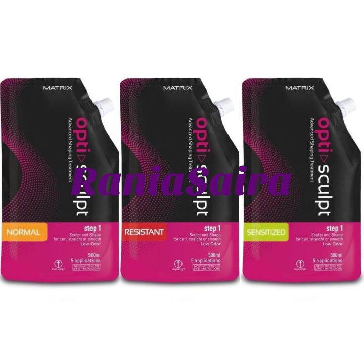 MATRIX Optisculpt / Opti Sculpt 500ml STEP 1 Matrik Obat Pelurus Rambut ...