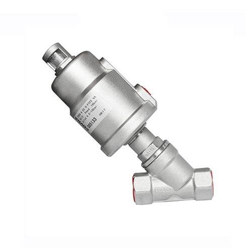 Pistol Valve DN50 BSPT Female 304 Stainless Actuated Pneumatic Angle ...