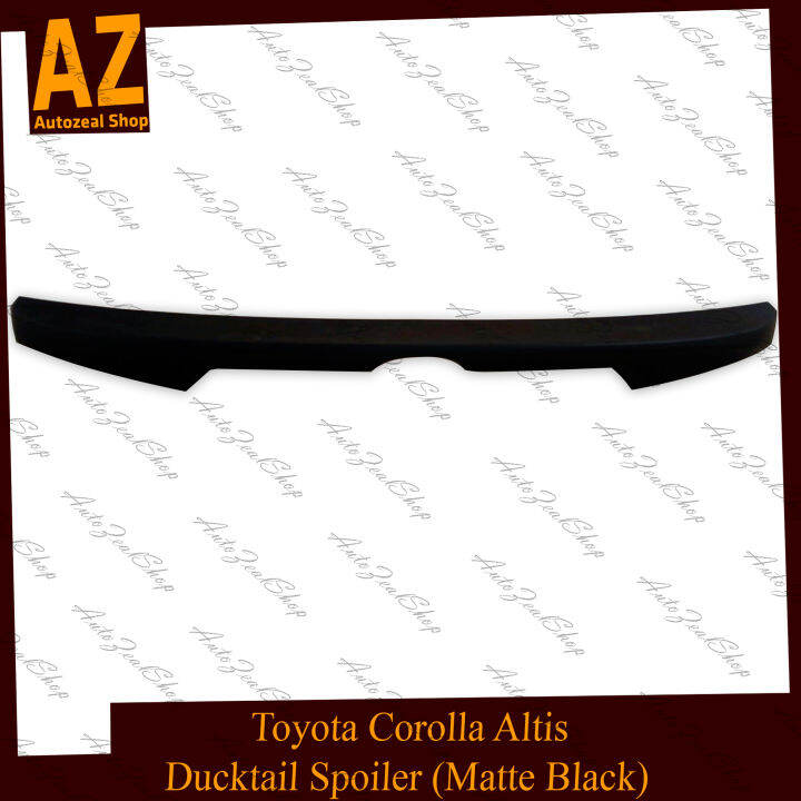 Toyota Corolla Altis 2019-2020 Ducktail Spoiler (Matte Black) | Lazada PH
