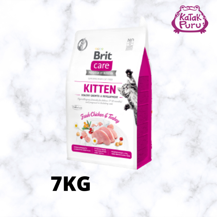 Brit Care Cat Grain-Free Kitten Healthy Growth And Development 7kg ...