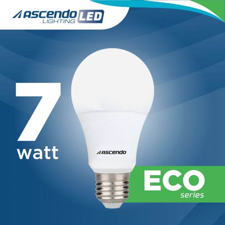 ASCENDO-LED-ECO-7W-E27-W | Lazada Indonesia