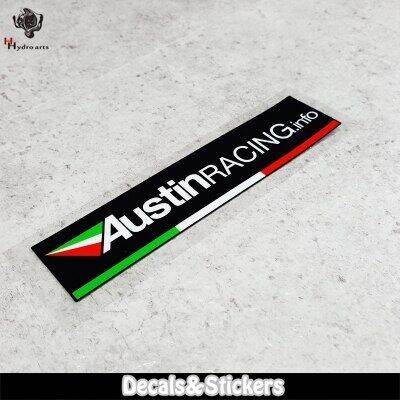 No.l054 Austin Racing Logo 3m Reflective Stickers Moto Gp Car ...
