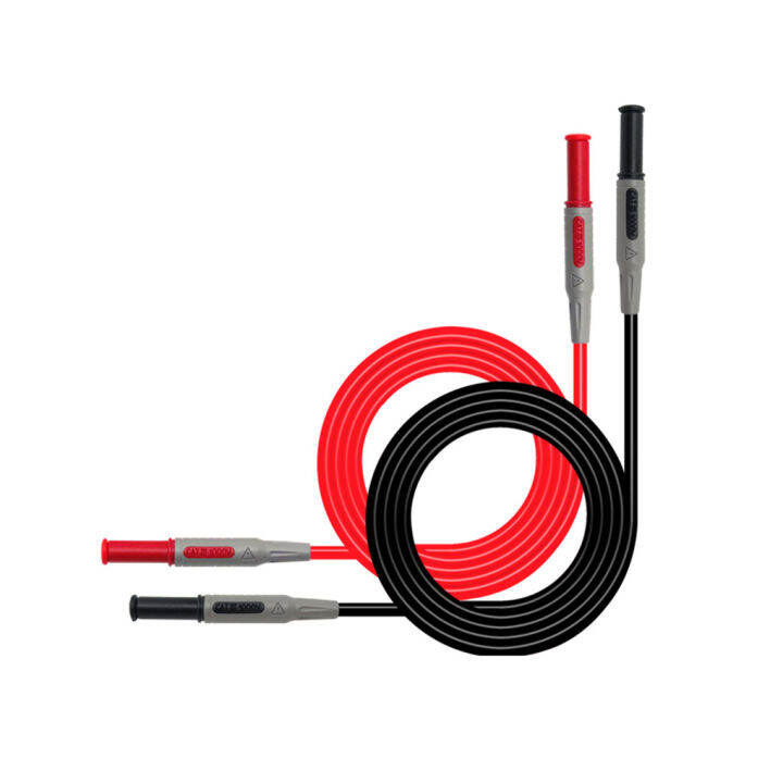 1 Pair Banana Plug Cable Portable Multimeter Test Cord Spare Parts ...