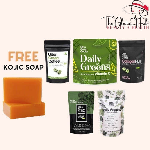 Ultra Green Coffee 10packtes (Classic Blend, Jamocha, Collagen Plus ...