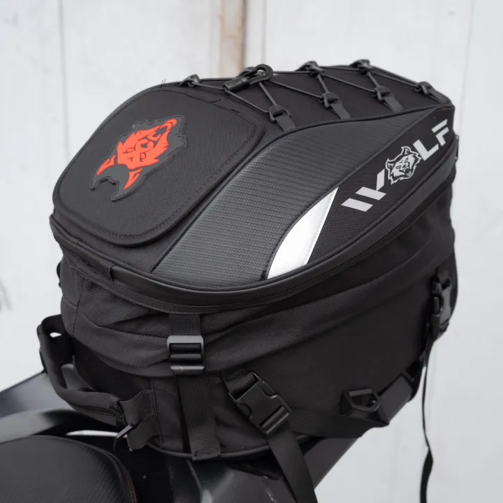 Motorcycle Helmet Bag Multifunction Motorcycle Tail Bag,Rear Seat Bag ...