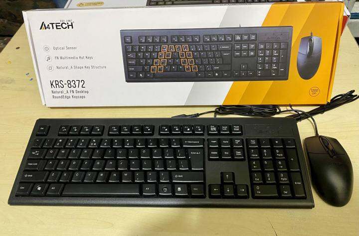 A4TECH KRS-8372 MOUSE AND KEYBOARD | Lazada PH