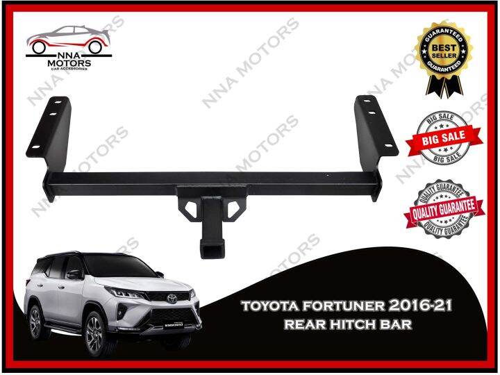 TOYOTA FORTUNER 2016-21 Rear Hitch Bar Black | Lazada PH