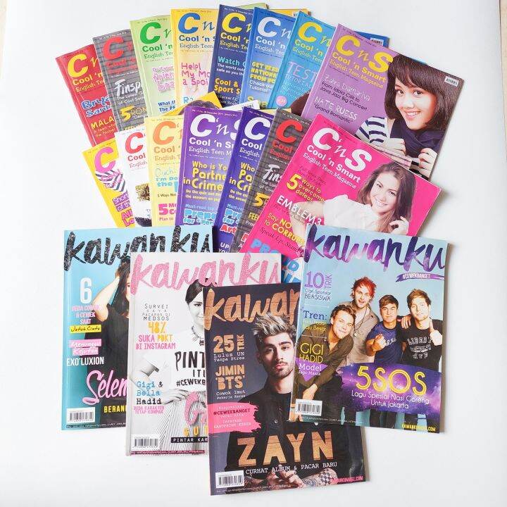 Majalah Bekas C’nS dan Kawanku Jadul 2013 2015 2016 Kondisi Bagus | Lazada Indonesia