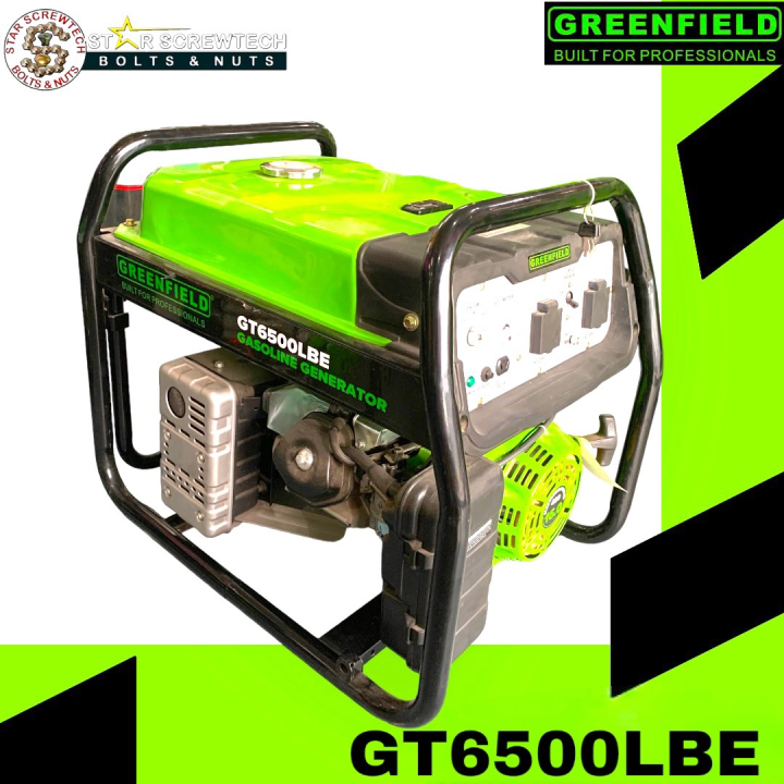 Greenfield Gasoline Generator 6.0KVA Electric GT6500LBE | Lazada PH