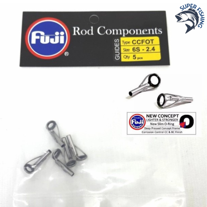 Ring FUJI CCFOT BCFOT kepala 6 Cincin ujung joran Top Guide | Lazada ...