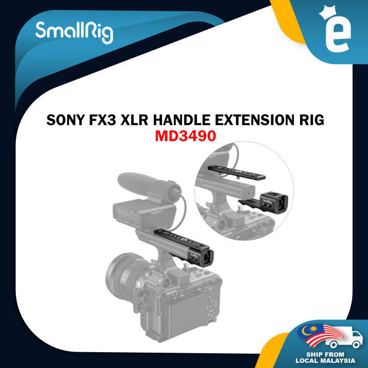 SmallRig MD3490 FX3 XLR Camera Handle Extension Rig For Sony FX3 XLR ...