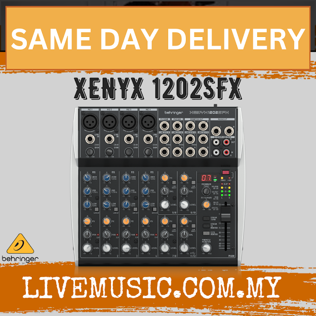 Behringer XENYX 1202SFX Premium Analog 12-Input Mixer with USB ... Behringer XENYX 1202SFX Premium Analog 12-Input Mixer with USB ...