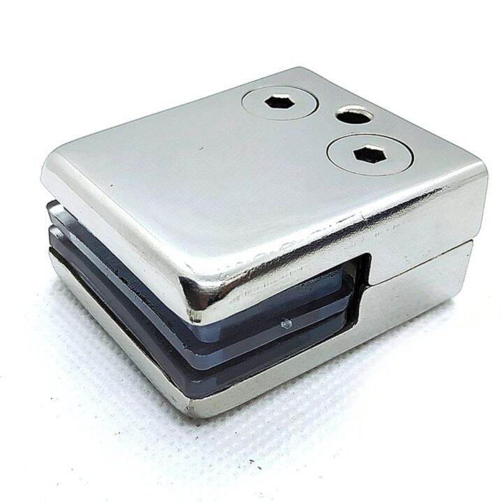 [RS006] Rectangular Tube Glass Clamp Stainless Mirror Finish (for ...