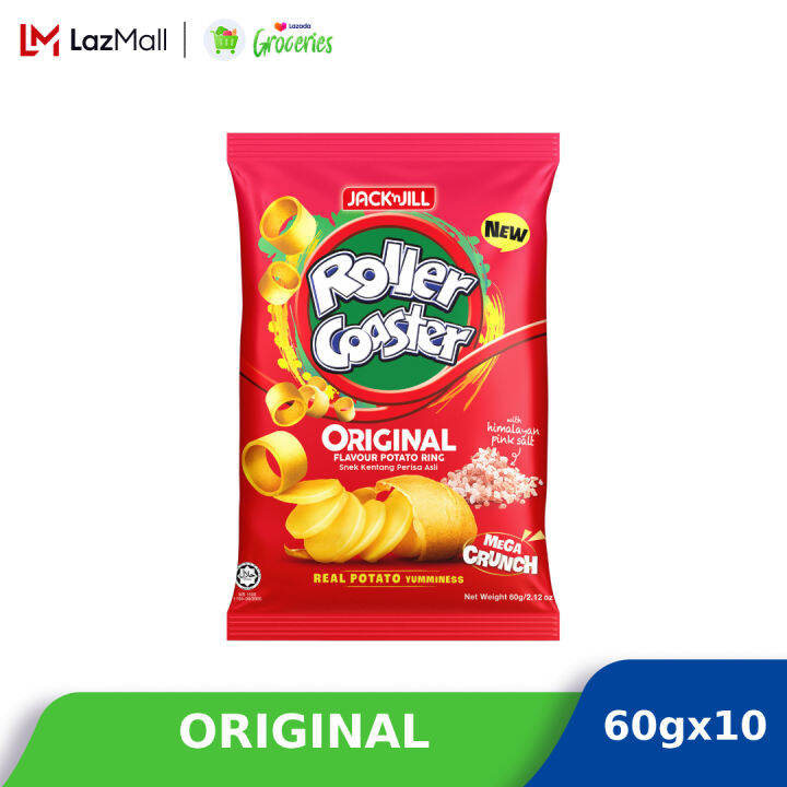 Jack'nJill Roller Coaster Original 60g x 10 | Lazada