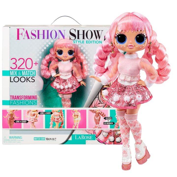 LOL Surprise OMG doll fashion show style version LA Rose DIY multiple ...