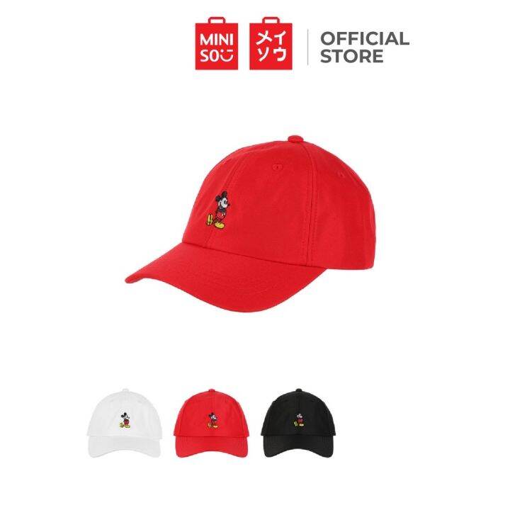 Original Miniso Mickey Mouse Collection Classic Embroidered Baseball ...